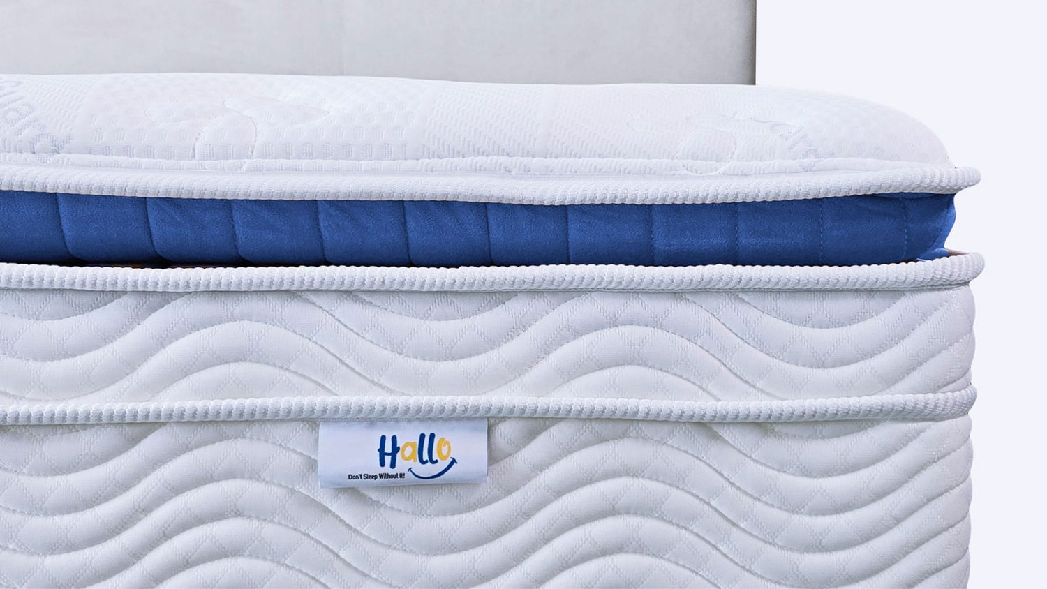 Hallo Basic Blue – 14” Thick Mattress The Perfect Blend Of Comfort And ...